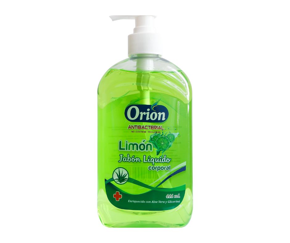 JABÓN LÍQUIDO ANTIBACTERIAL DE LIMÓN / 444 ml