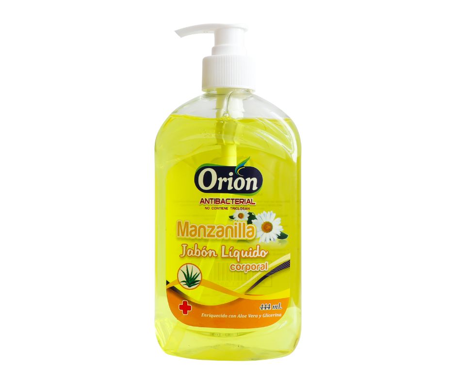 JABÓN LÍQUIDO ANTIBACTERIAL DE MANZANILLA / 444 ml